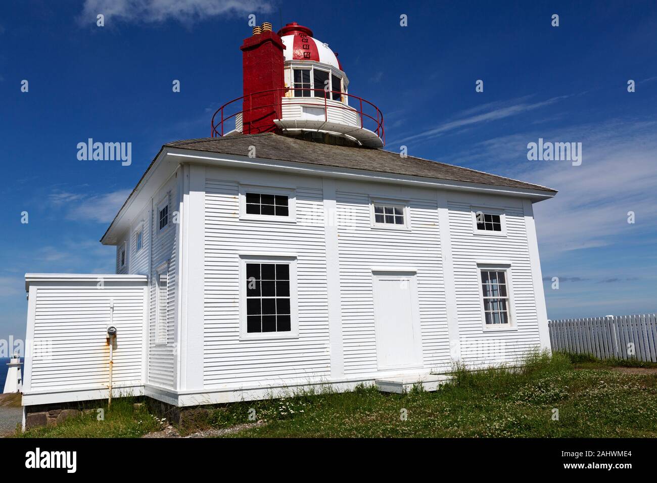 Cape Spear Lighthouse in Newfoundland and Labrador, Canada Stock Photo ...