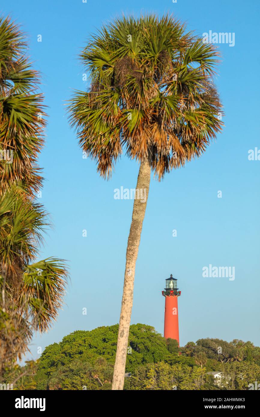 Jupiter Inlet Lighthouse. Jupiter, Florida, USA Stock Photo - Alamy