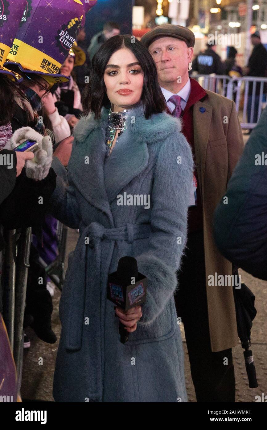 New York, NY, USA. 31st Dec, 2019. Lucy Hale in attendance for Times ...