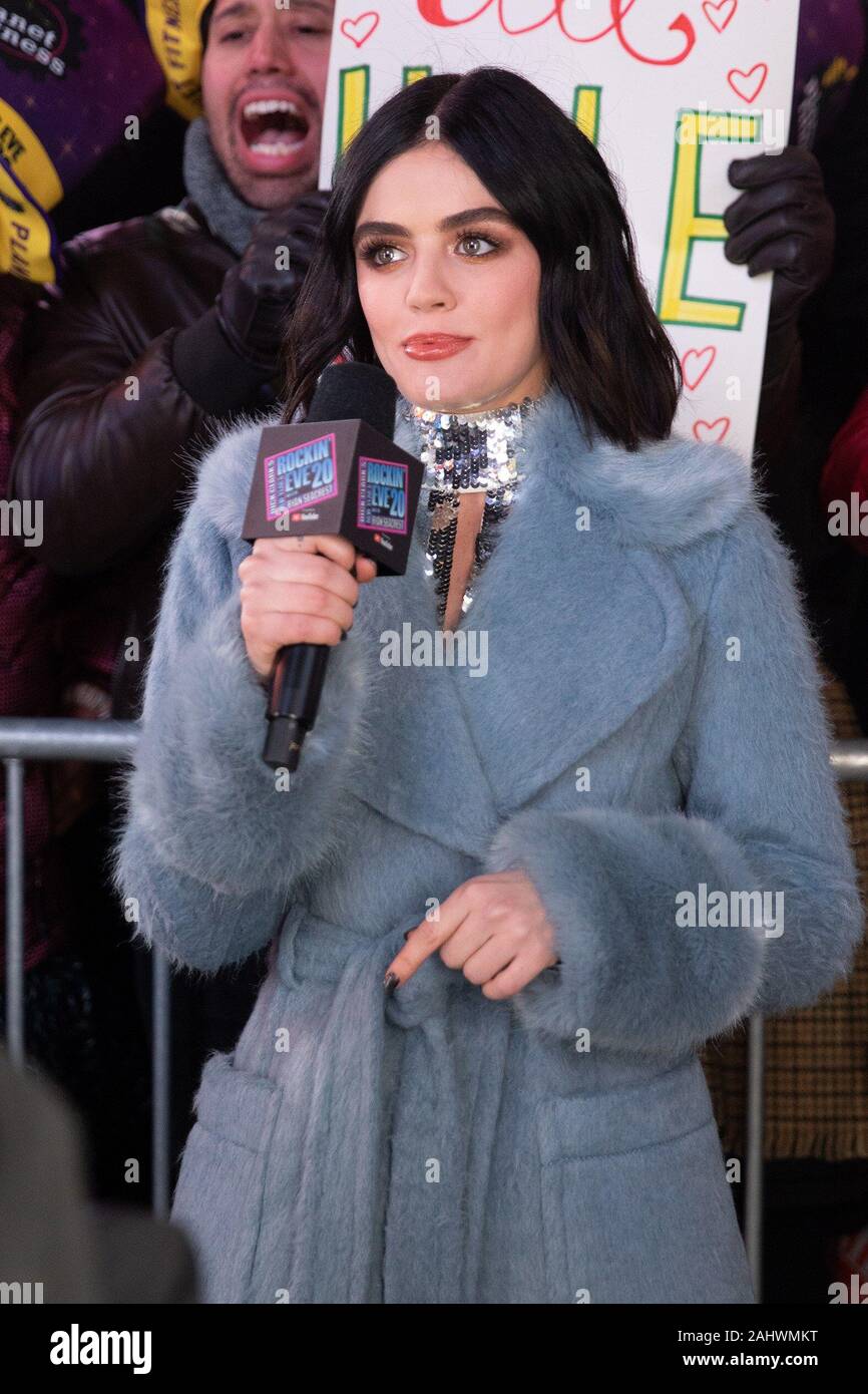 New York, NY, USA. 31st Dec, 2019. Lucy Hale in attendance for Times ...