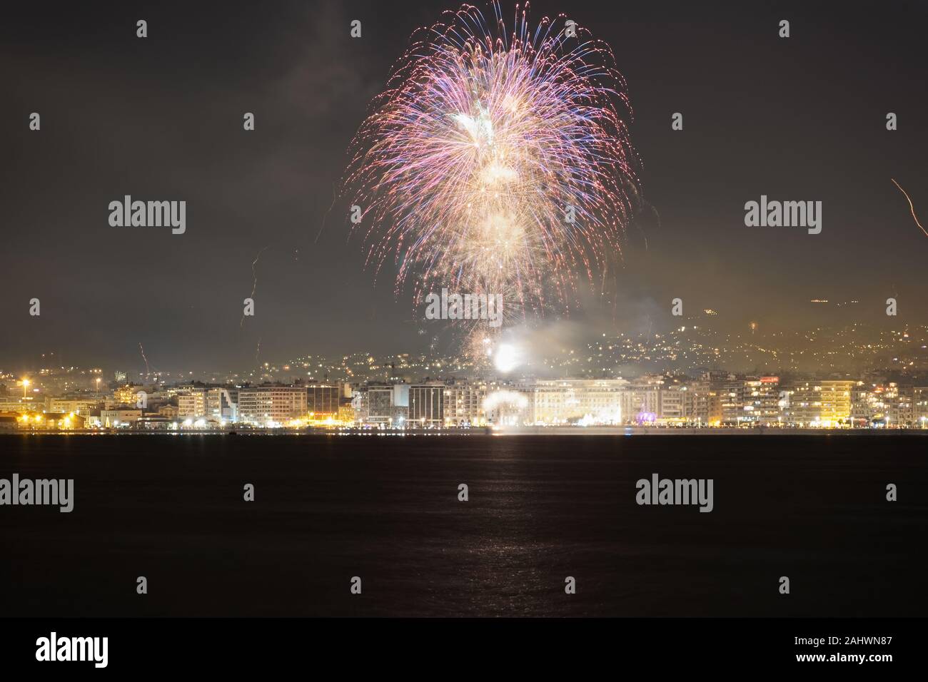 Thessaloniki greece fireworks hi-res stock photography and images - Alamy