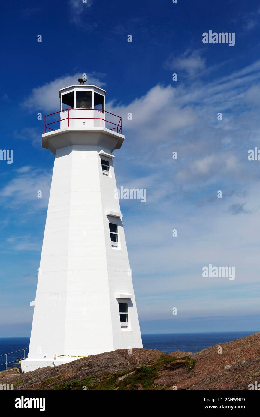Cape Spear Lighthouse in Newfoundland and Labrador, Canada Stock Photo ...