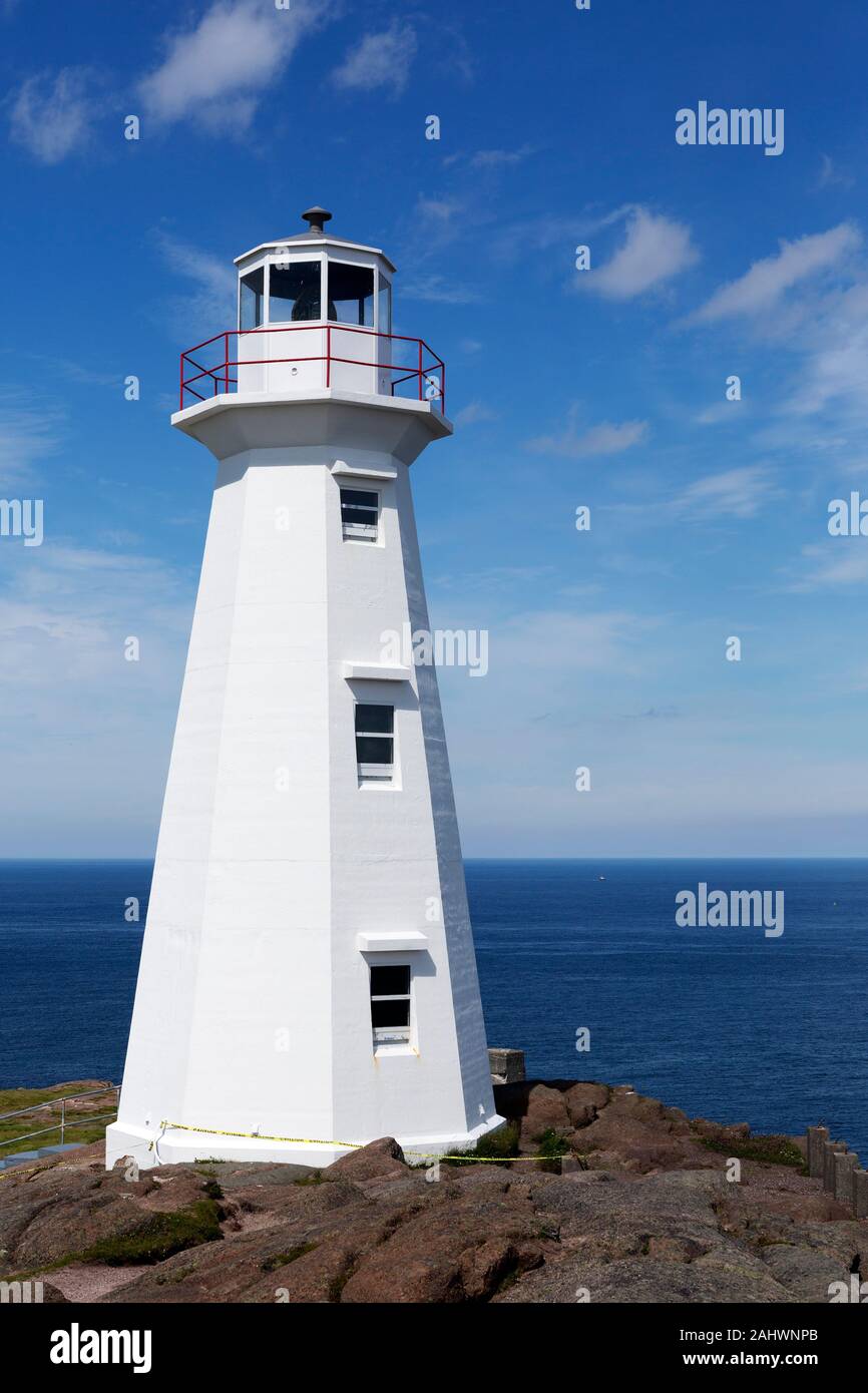 Cape Spear Lighthouse in Newfoundland and Labrador, Canada Stock Photo ...