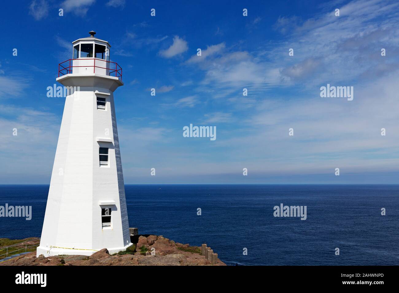 Cape Spear Lighthouse in Newfoundland and Labrador, Canada Stock Photo ...