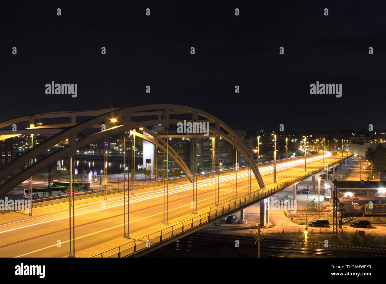 Traffic transportation bridge long hi-res stock photography and images - Alamy