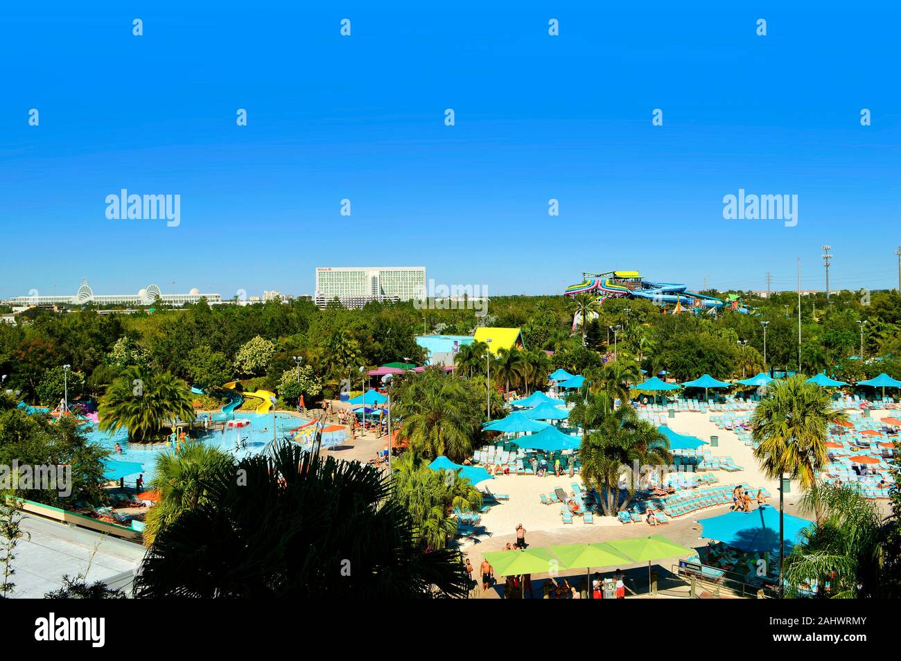 Aerial View Aquatica Theme Park Stock Photos & Aerial View Aquatica ...