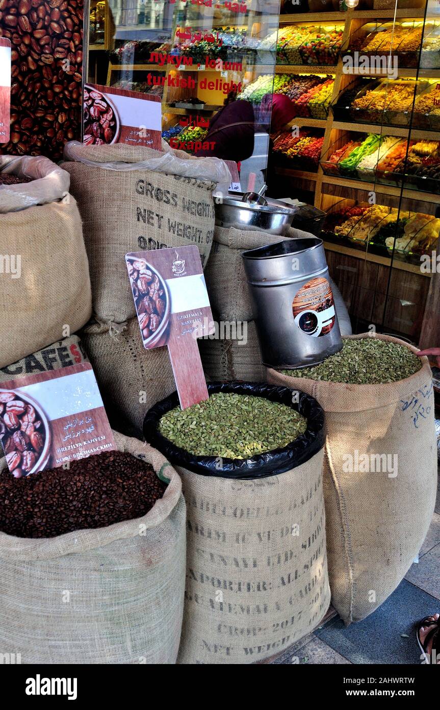 Coffee shop in ISTAMBUL - Bosphorus Strait - TURKEY Stock Photo - Alamy