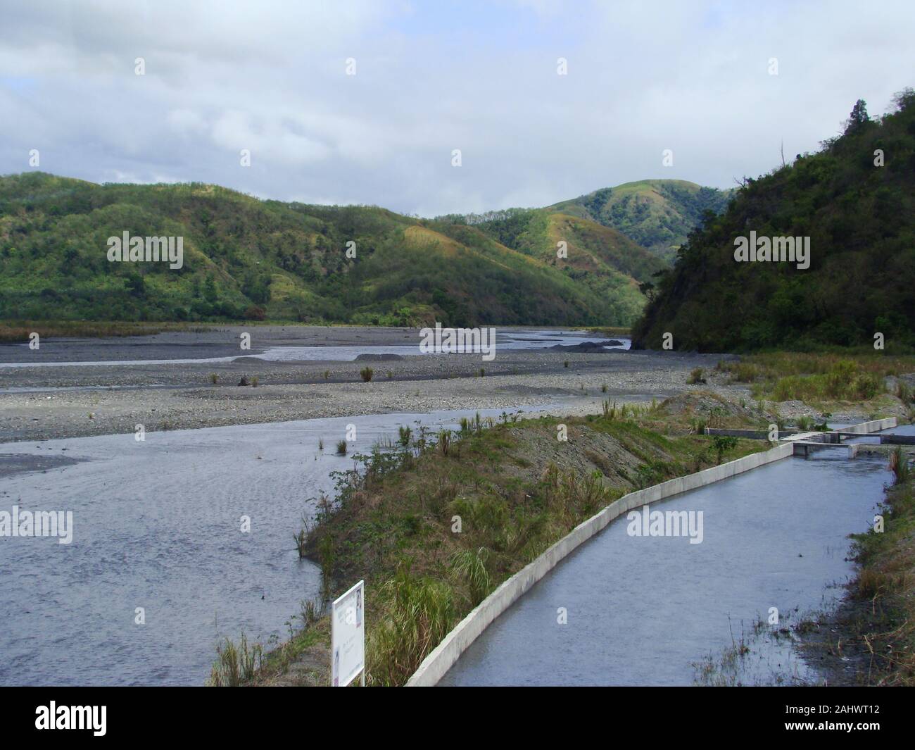Rivers and alluvial plains in the island of Mindoro, The Philippines ...