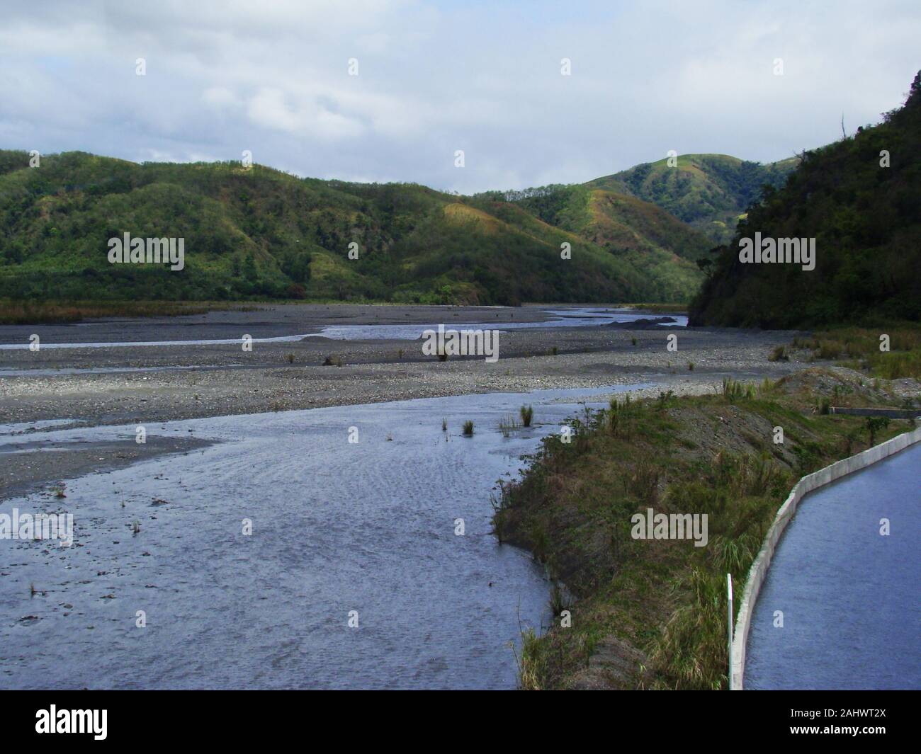 Rivers and alluvial plains in the island of Mindoro, The Philippines ...