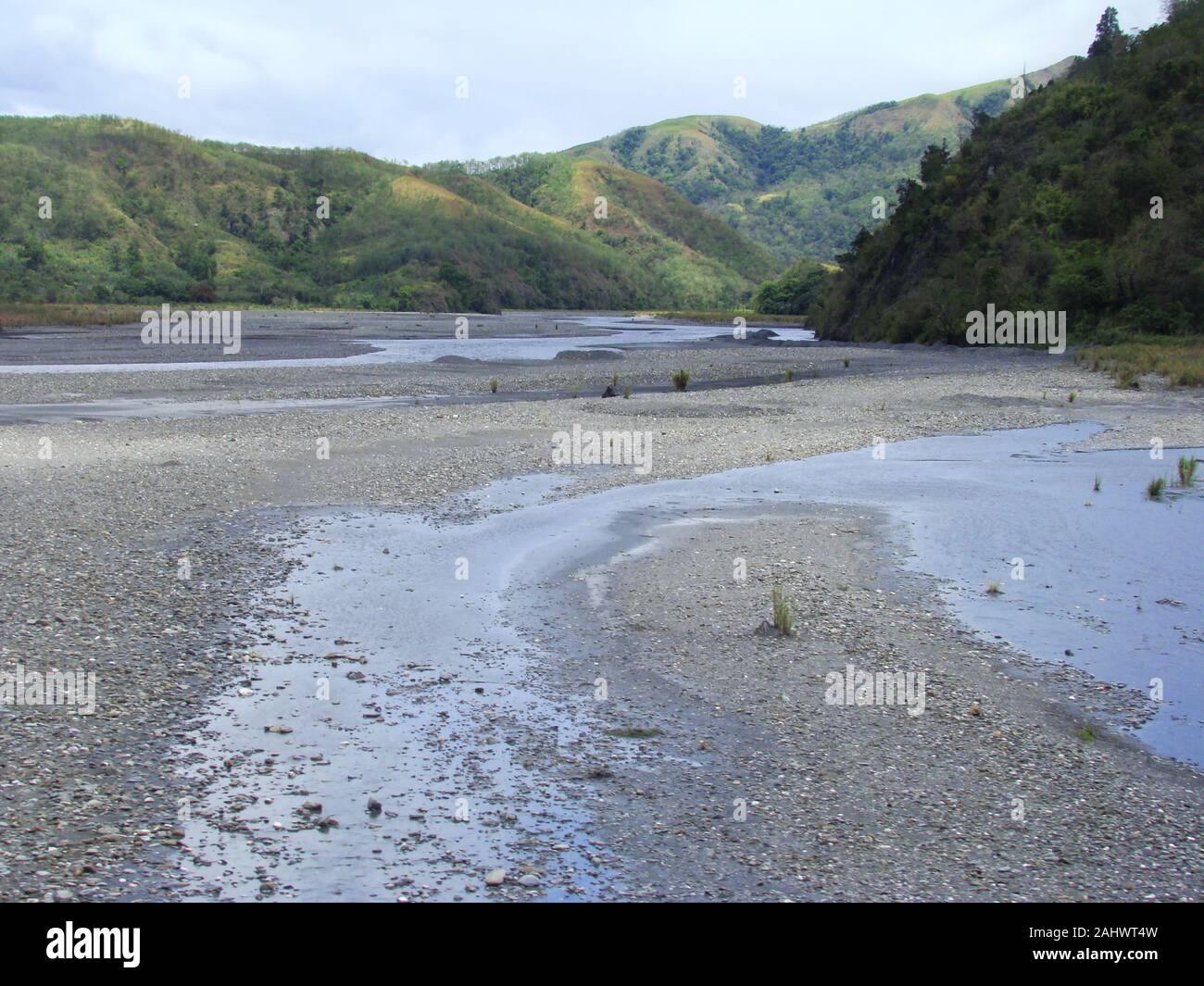 Rivers and alluvial plains in the island of Mindoro, The Philippines ...