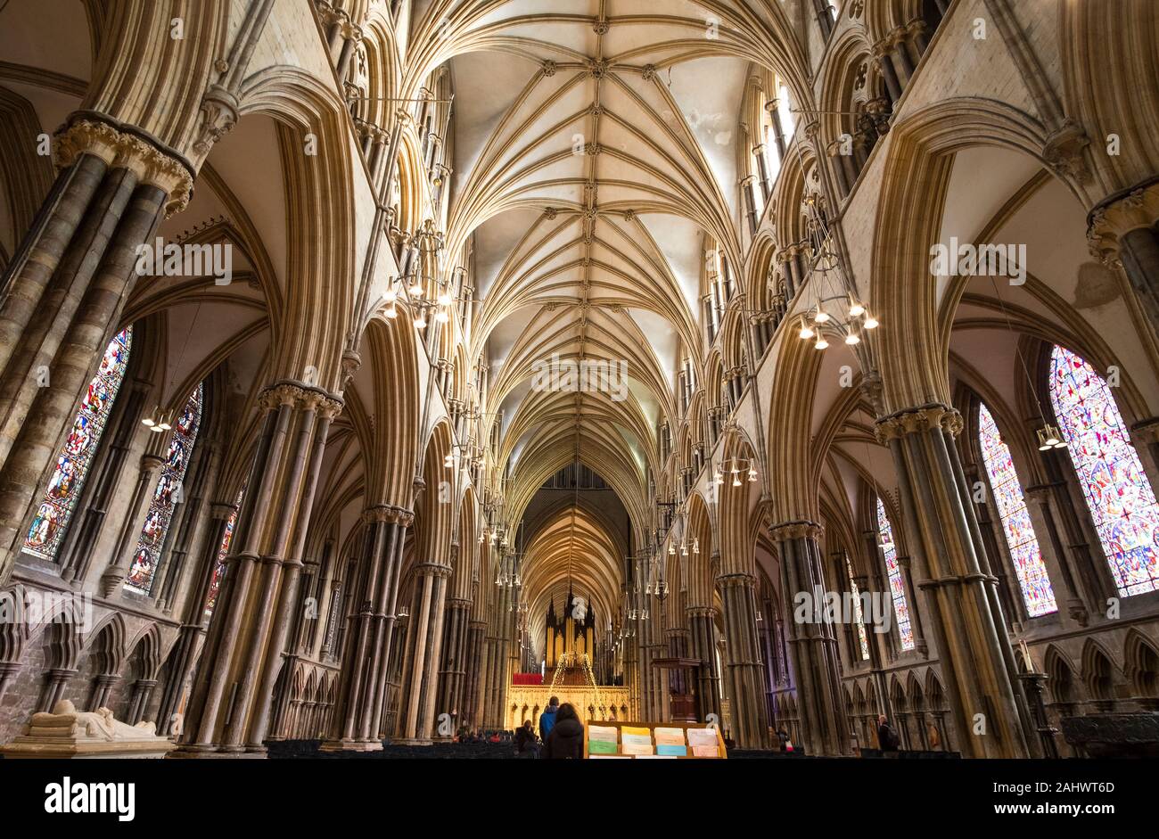 Lincoln cathedral lit hi-res stock photography and images - Alamy