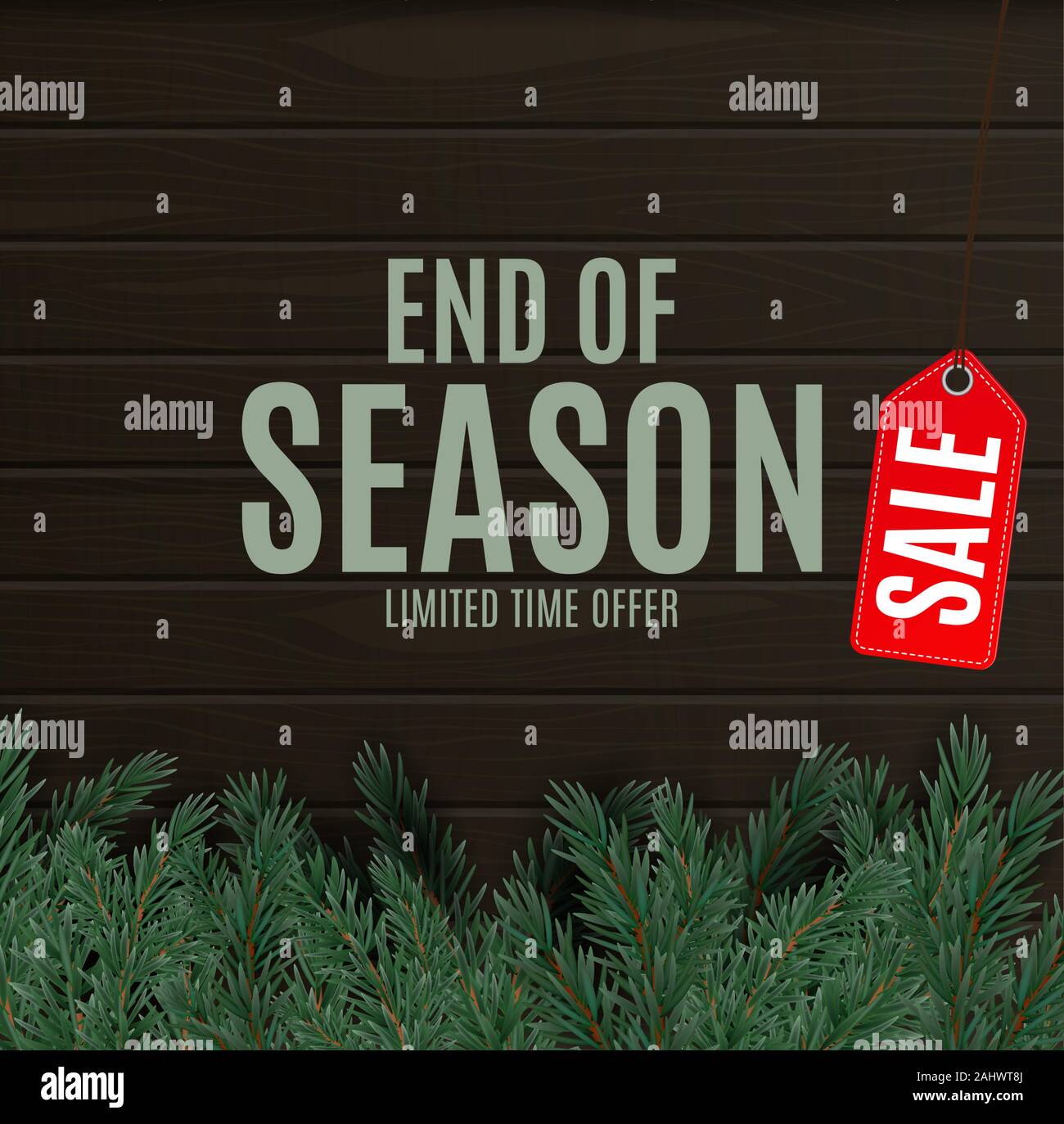 Year end sale red background Stock Vector Images - Alamy