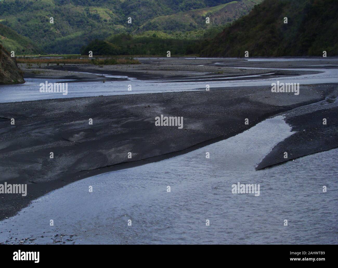 Rivers and alluvial plains in the island of Mindoro, The Philippines ...