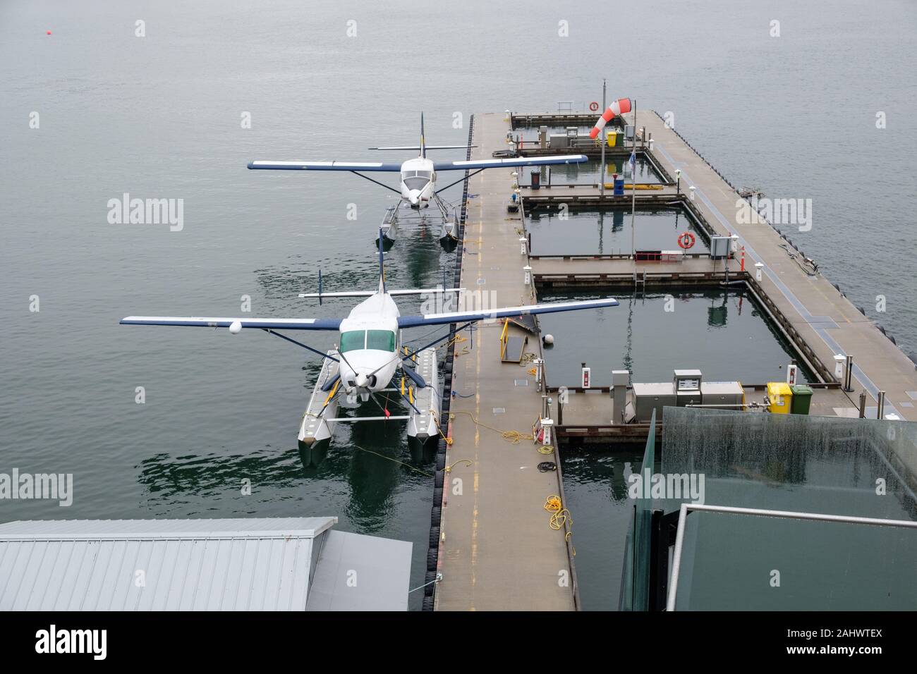 Seaplanes in Vancouver harbour, British Columbia, Canada Stock Photo ...