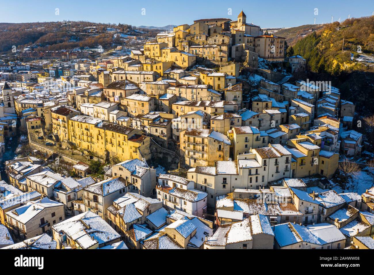 Calvello village hi-res stock photography and images - Alamy