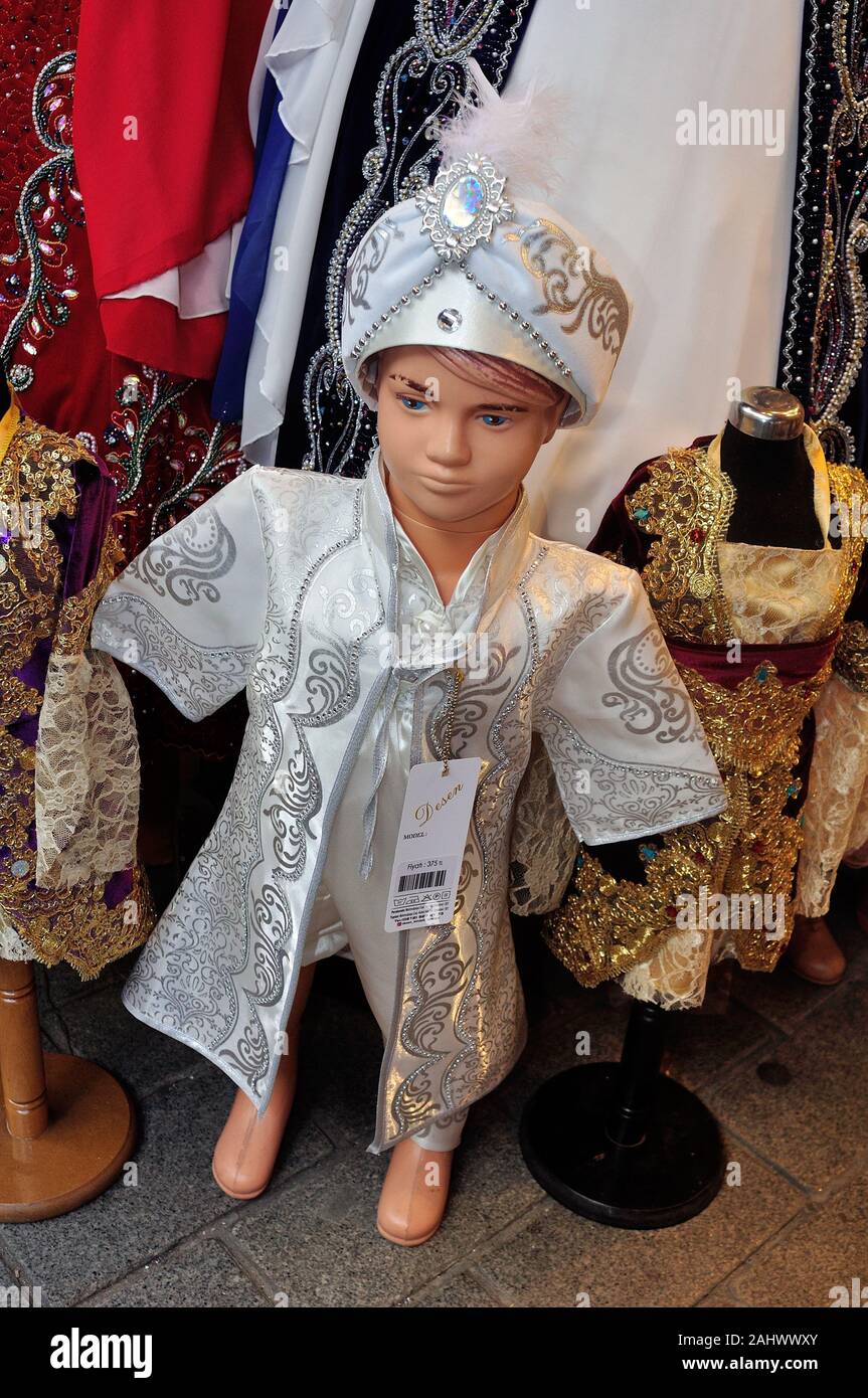 Costume for the circumcision ceremony - Grand Bazaar in ISTAMBUL ...