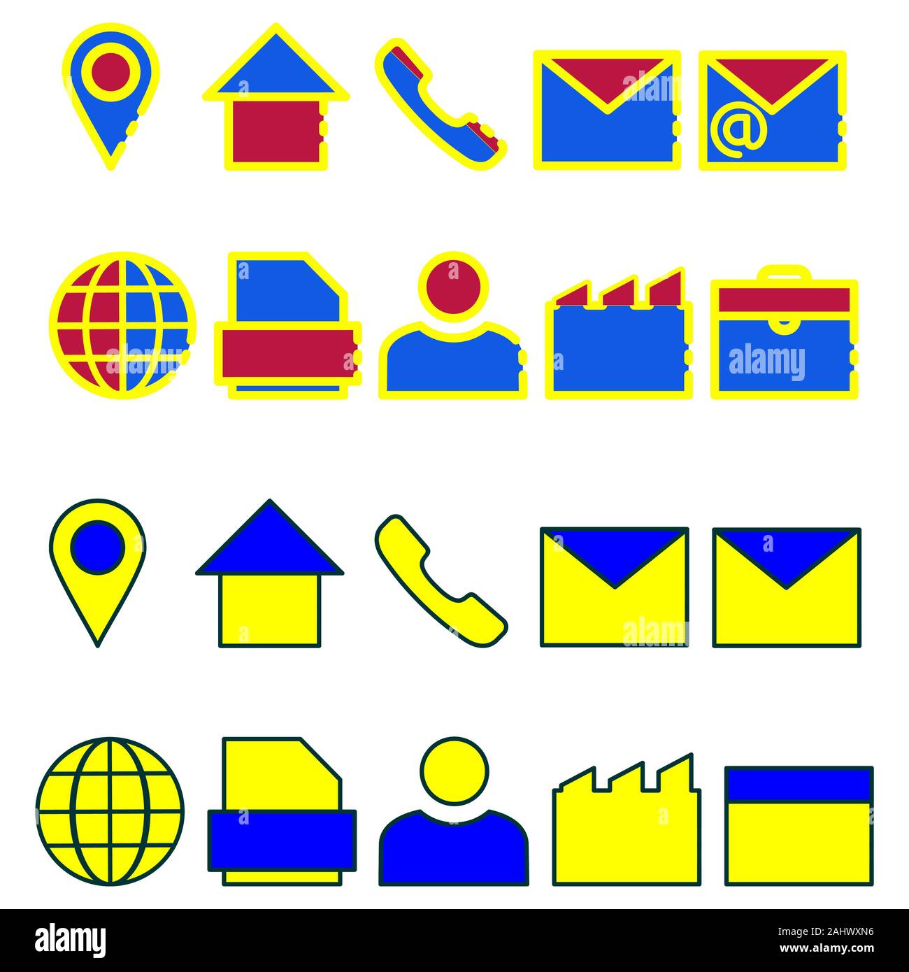 Home icon user interface Stock Vector Images - Alamy