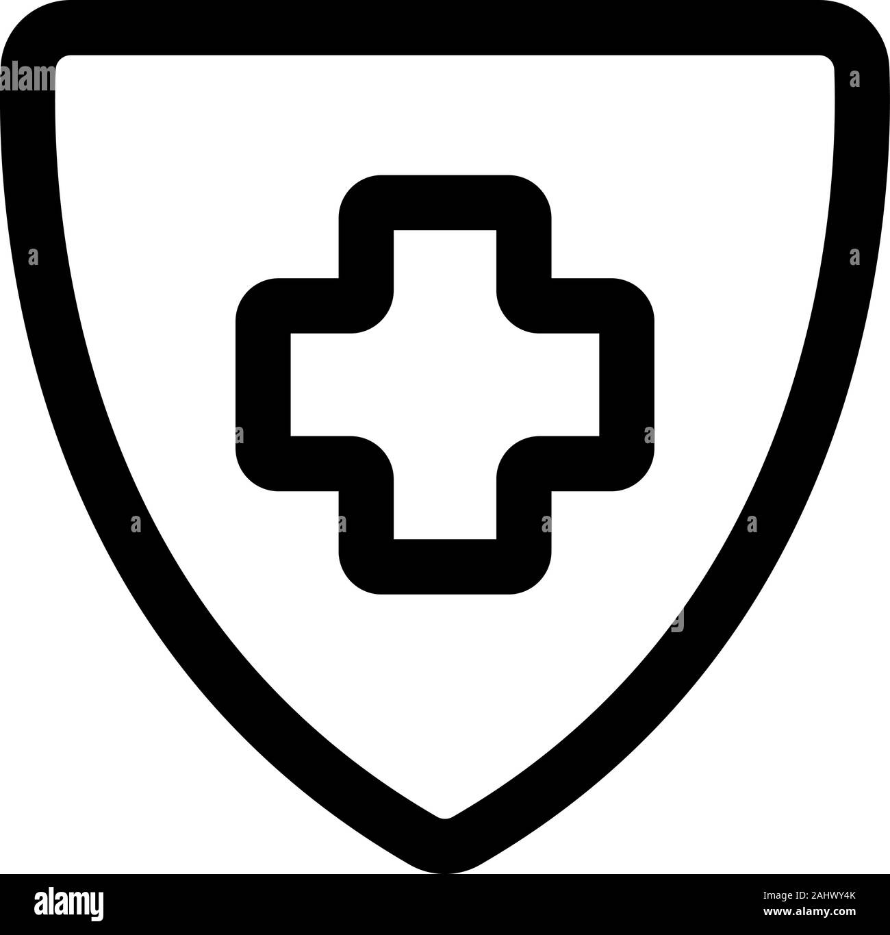 Protective cream icon vector. Isolated contour symbol illustration ...