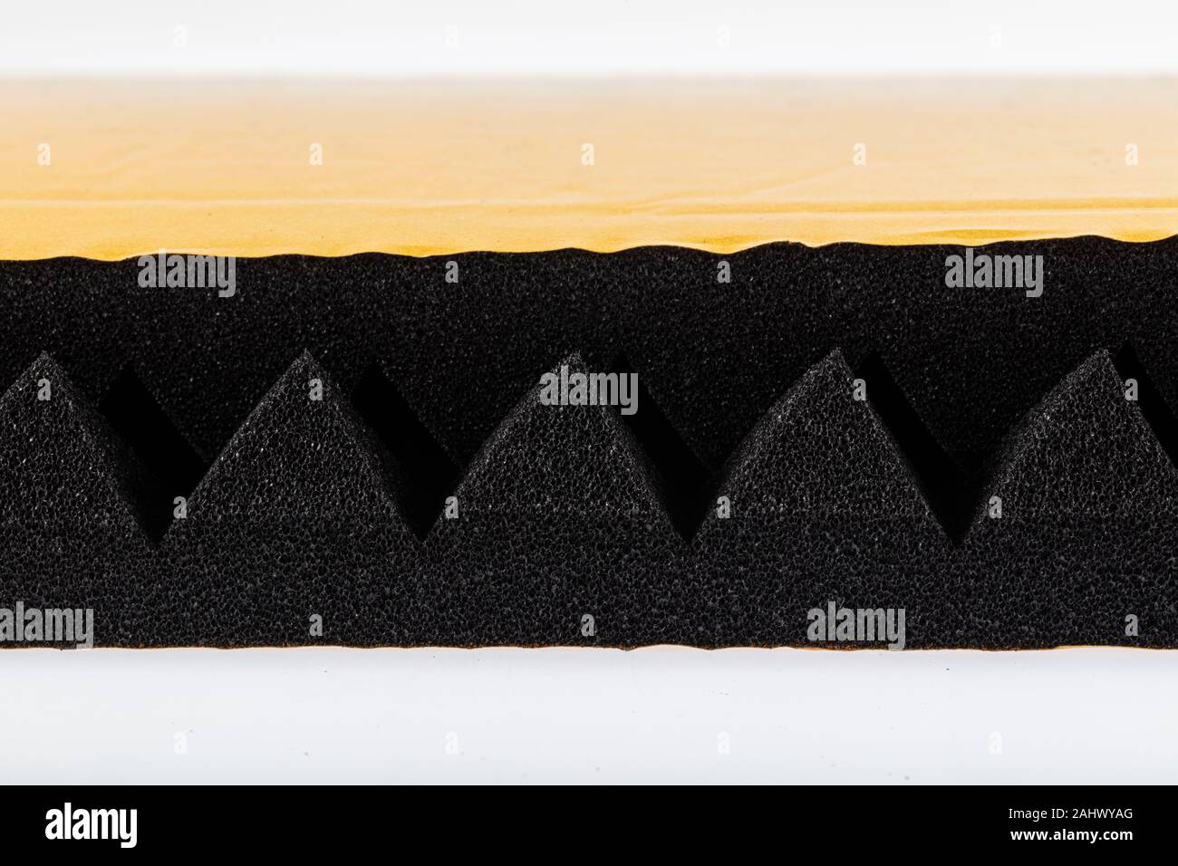 Acoustic sponge - Acoustic foam - fire retardant 50 dns Pyramid Sponge ...