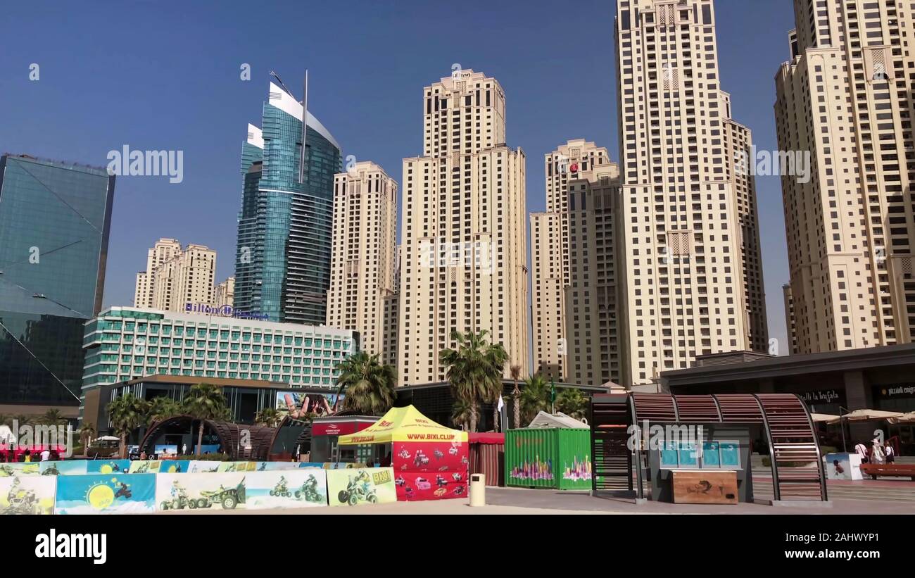 Beautiful skyline with modern architecture in Dubai Stock Photo - Alamy