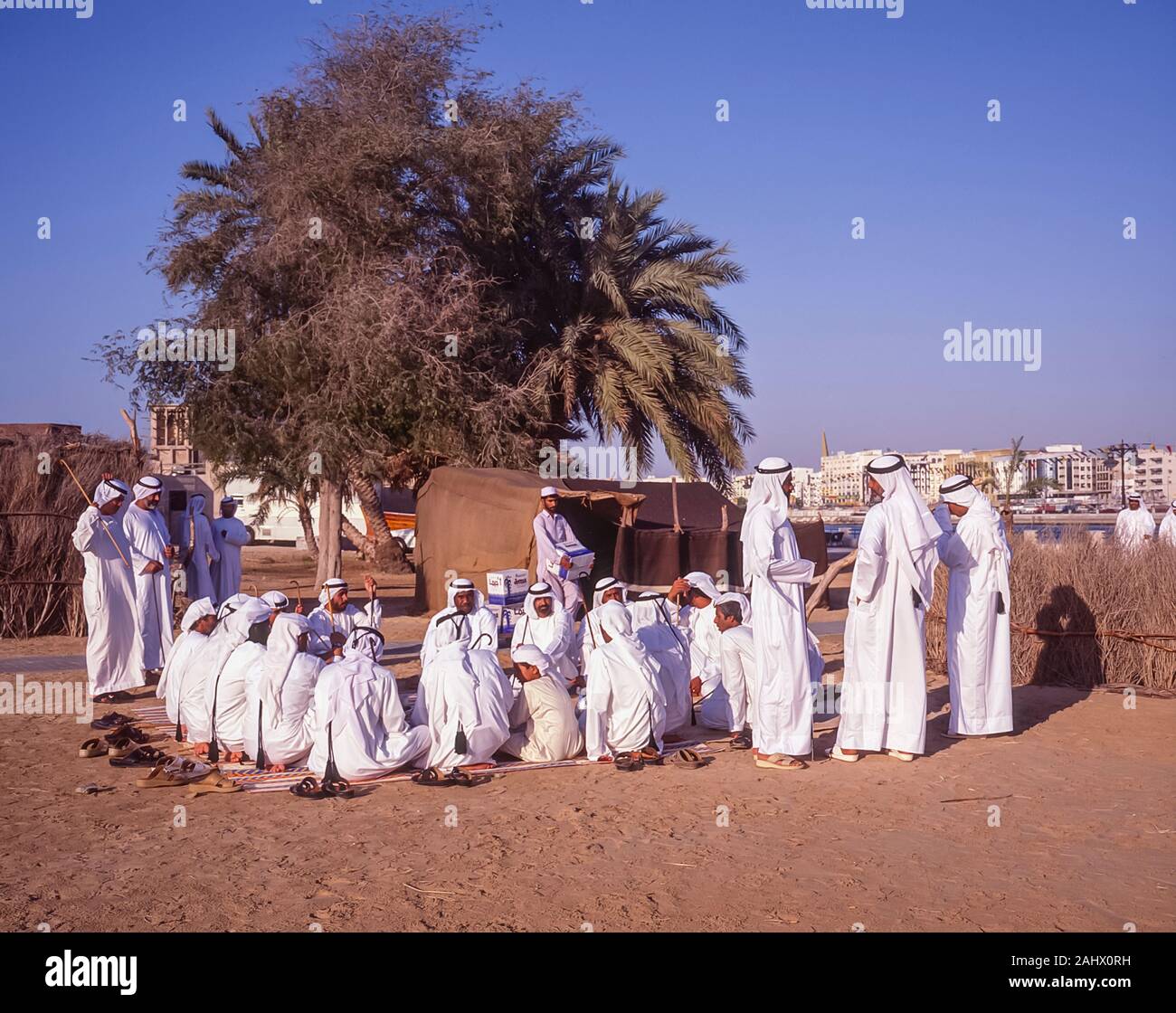 Dubai Arab folklore and history with a [dance] group of Emirati men ...