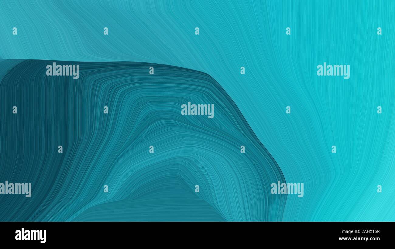 simple colorful smooth swirl waves background design with light sea ...