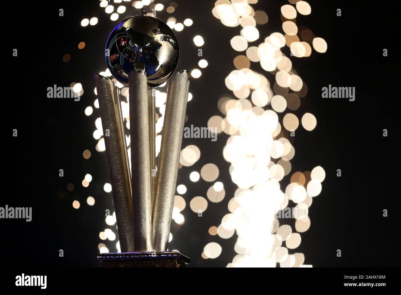 General view of the Sid Waddell trophy during day sixteen of the ...