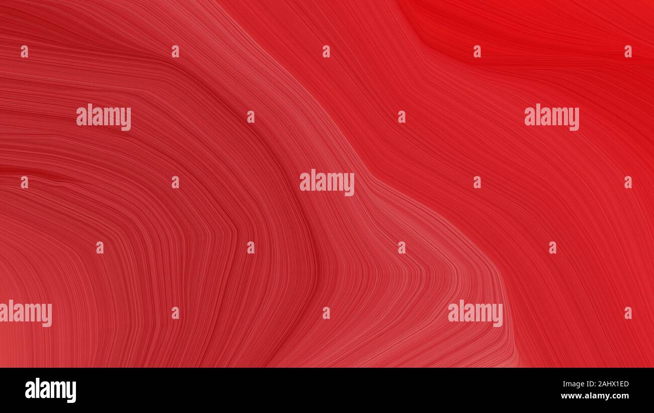 simple colorful modern waves background design with firebrick, moderate ...