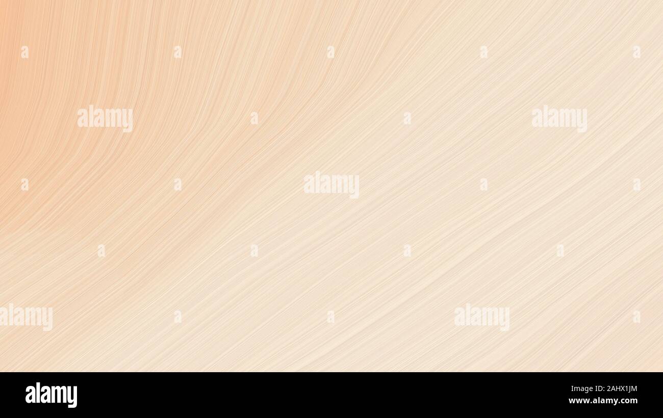 simple colorful modern soft swirl waves background design with bisque ...