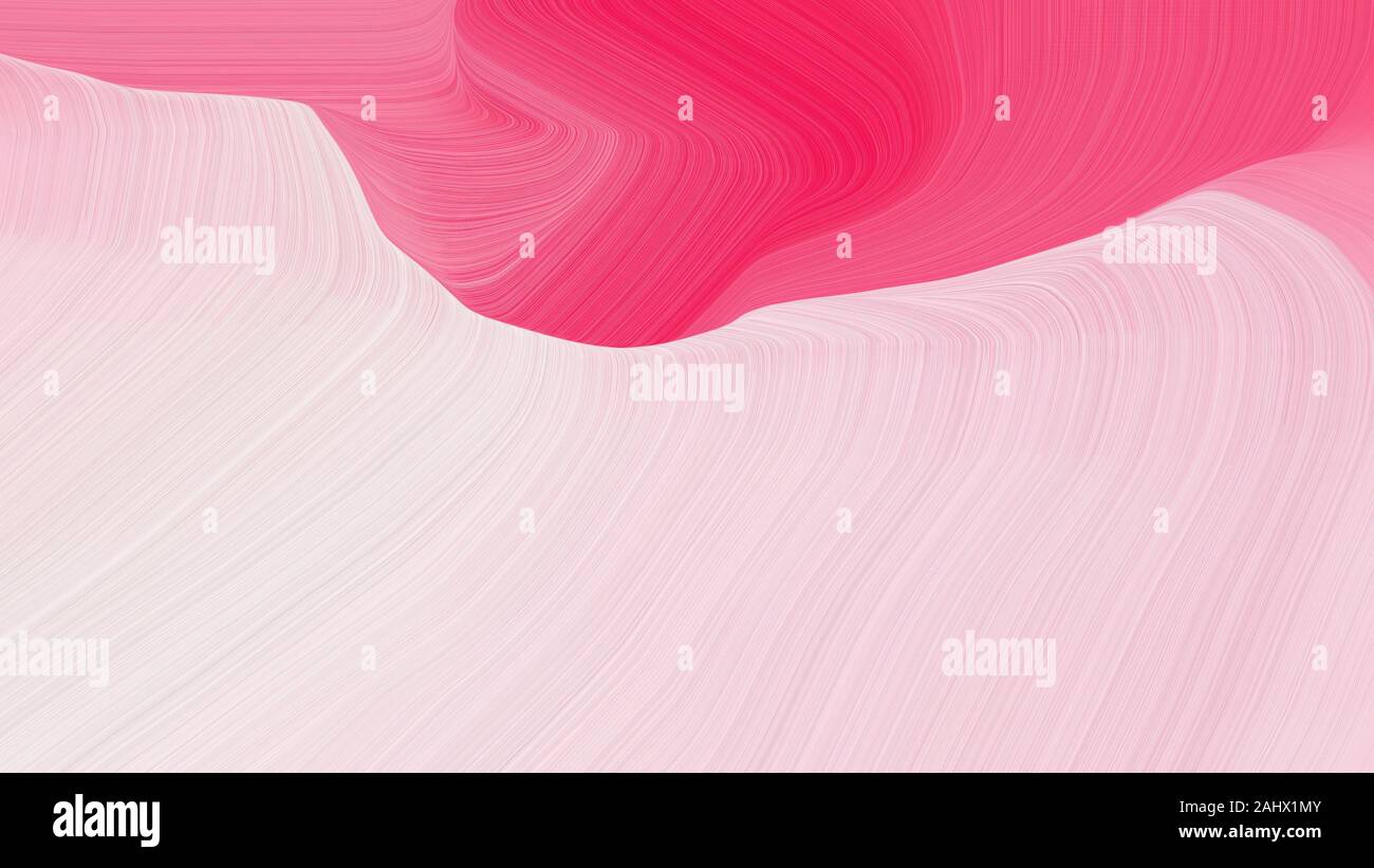 simple elegant smooth swirl waves background design with pastel pink ...