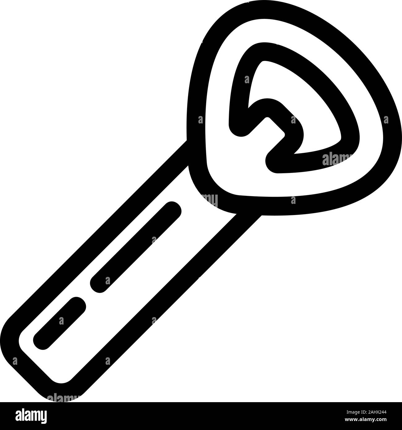 Opener icon vector. Isolated contour symbol illustration Stock Vector ...