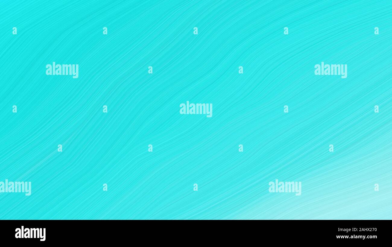 simple colorful curvy background design with turquoise, pale turquoise ...