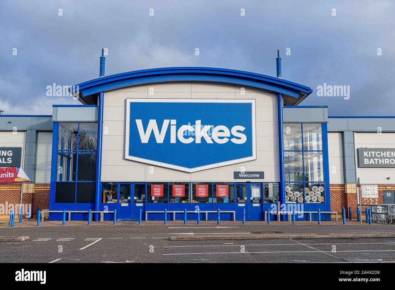 WREXHAM, UNITED KINGDOM - DECEMBER 25th, 2019: Wickes DIY superstore ...