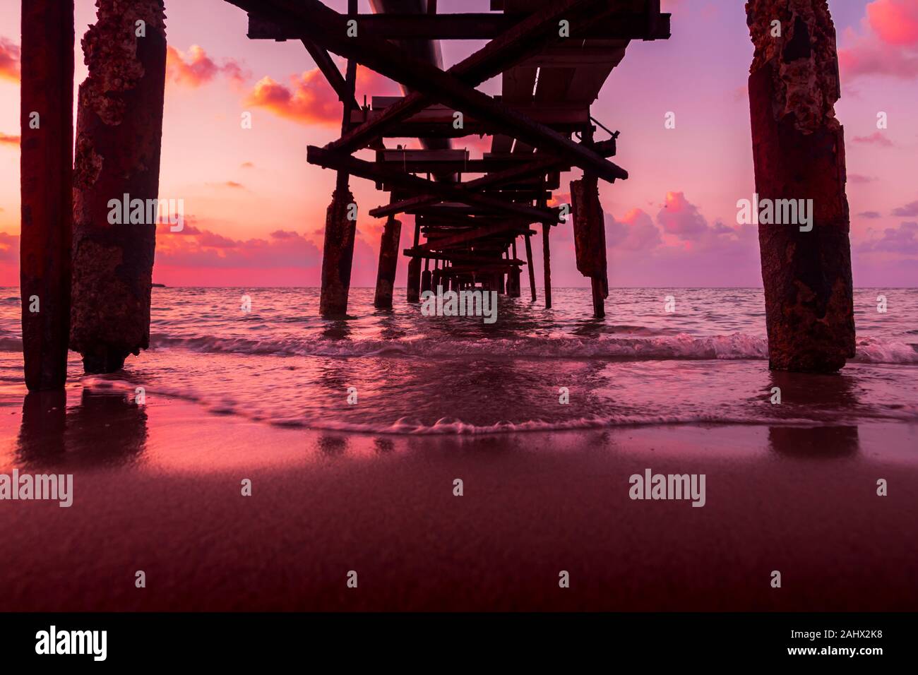 The amazing view during the sunset Stock Photo - Alamy
