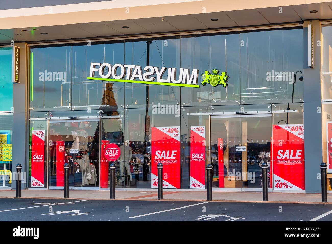 CHESTER, UNITED KINGDOM - DECEMBER 25th, 2019: Footasylum store shop ...