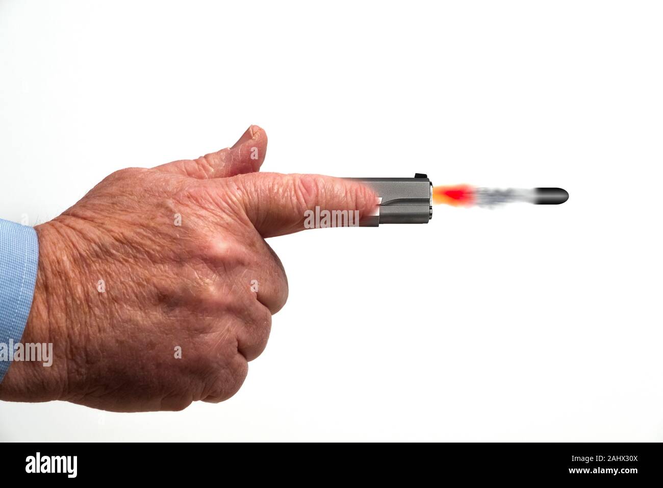 Bullet Fired From Gun