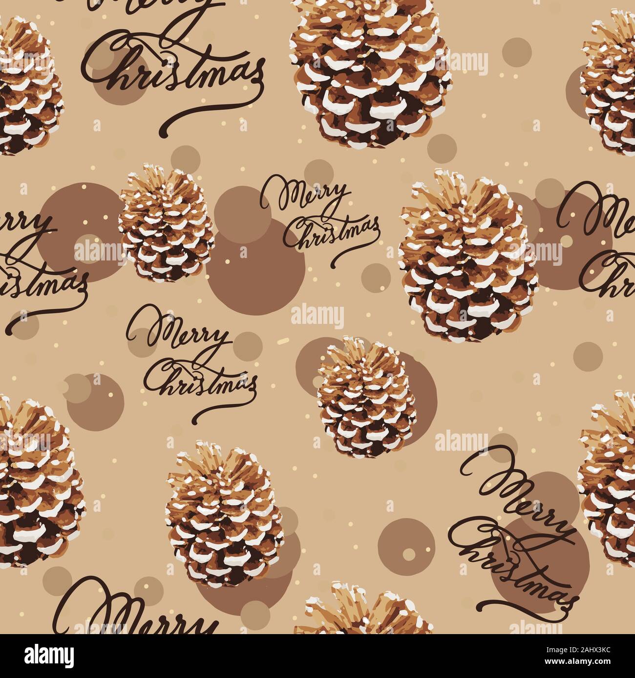 Pine cones decor christmas Stock Vector Images - Alamy