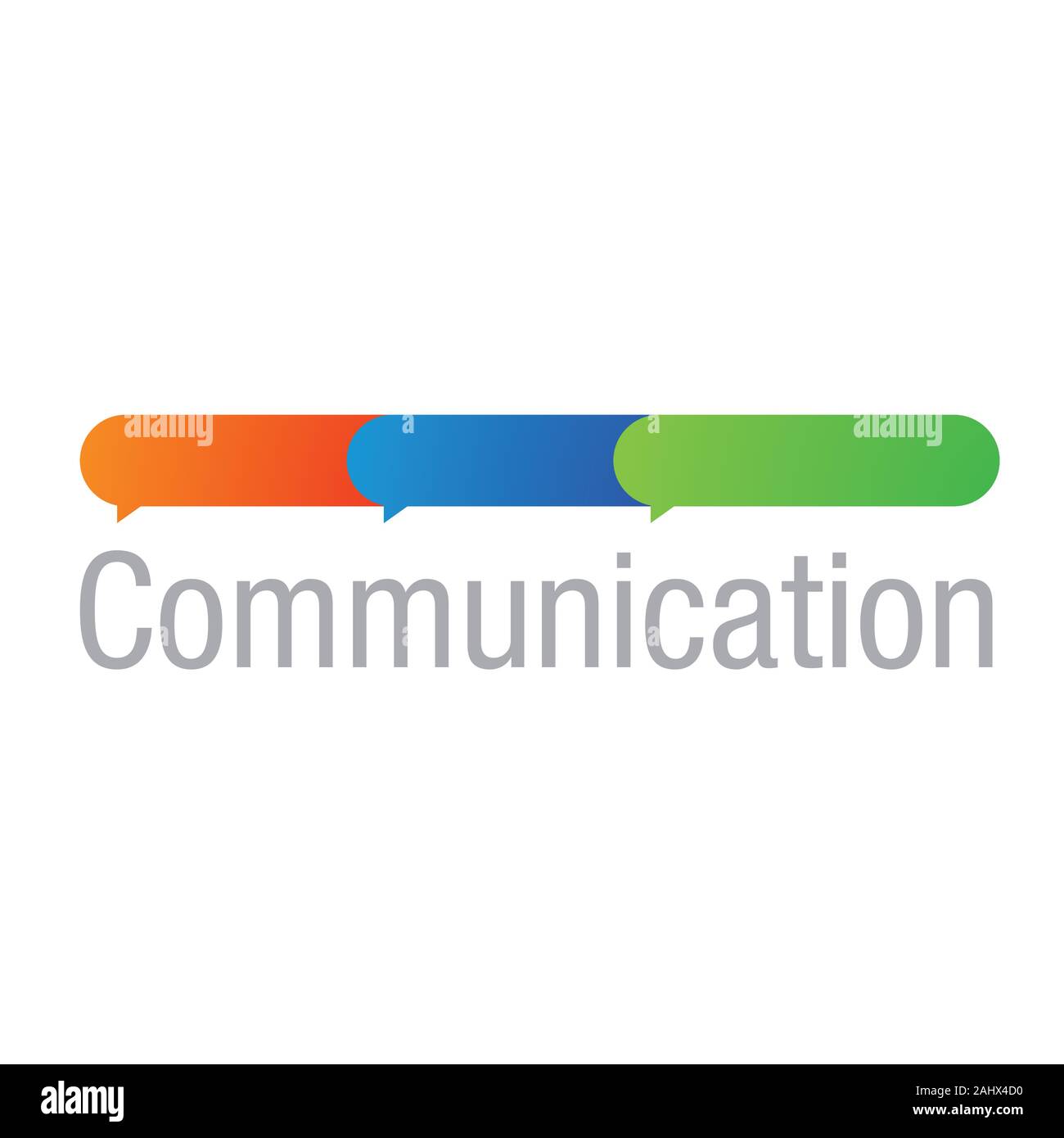 Communication speech bubble symbol Cut Out Stock Images & Pictures - Alamy