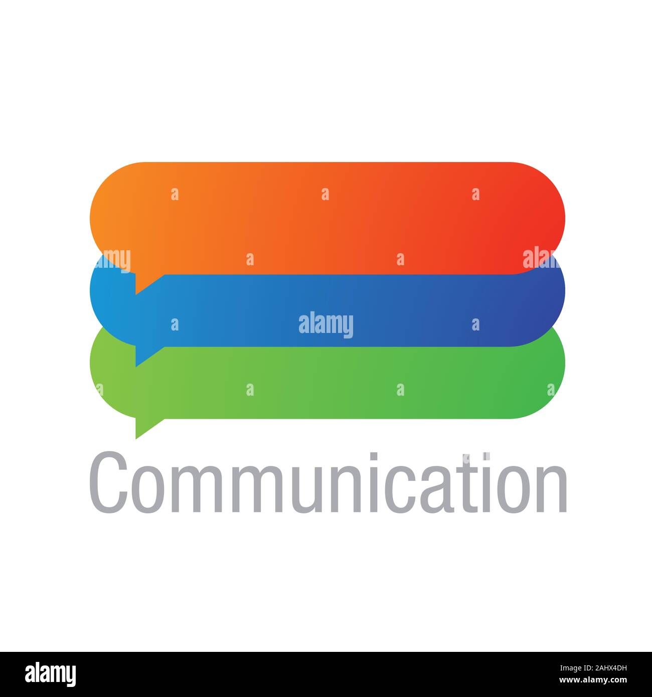 Speech bubble business communication Cut Out Stock Images & Pictures ...