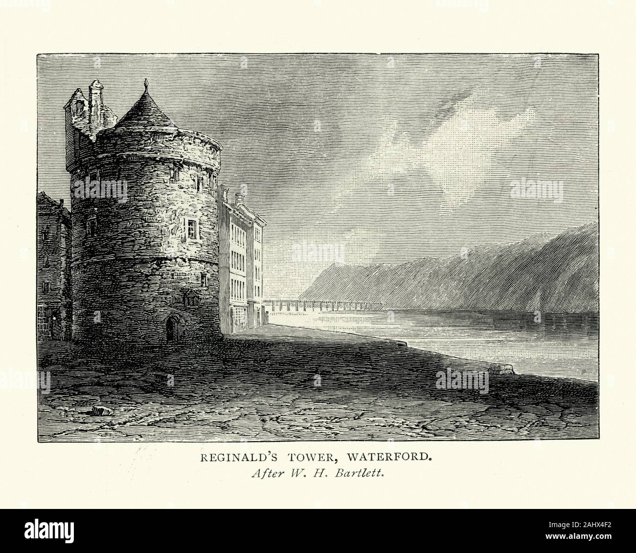 View of Reginald's Tower, Waterford, Munster, Ireland. Reginald's Tower ...