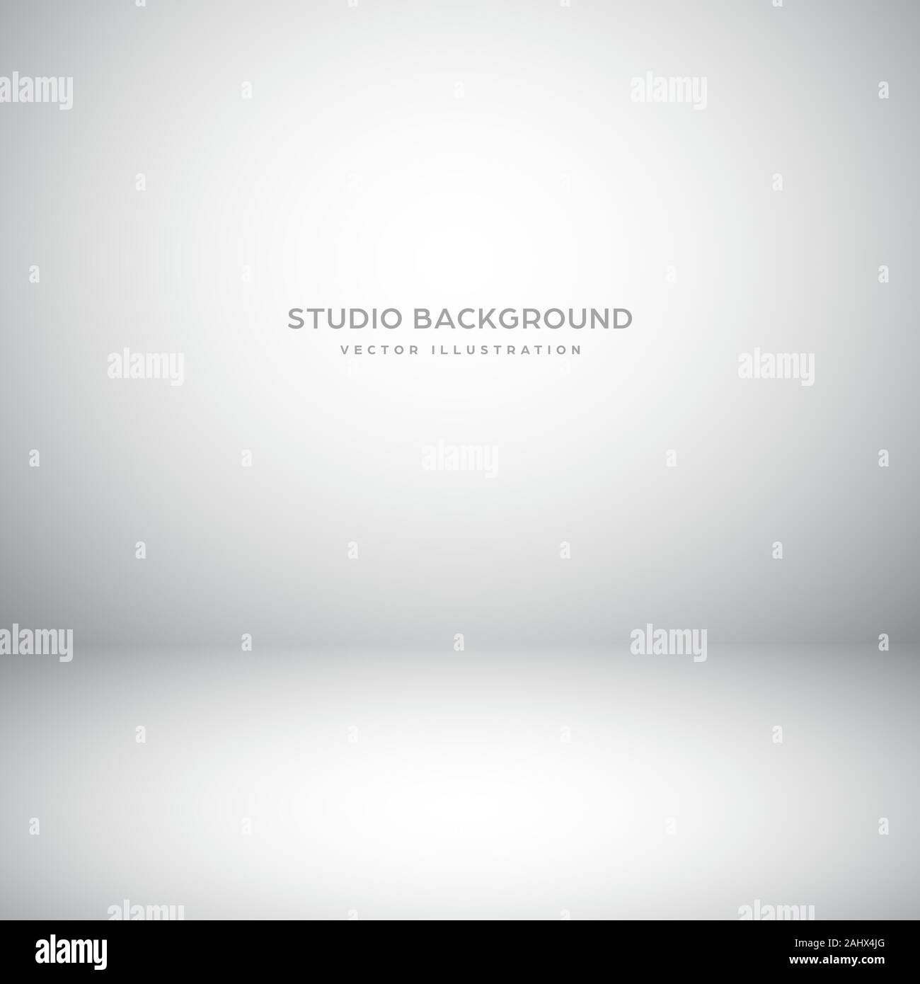 Empty gray studio abstract background with spotlight effect. Product ...