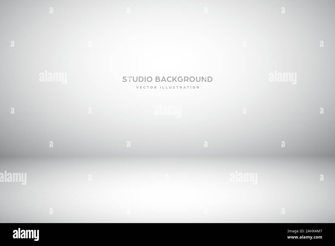 Empty gray studio abstract background with spotlight effect. Product ...