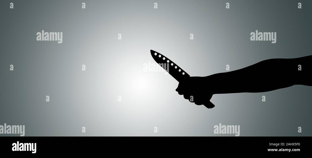 Man And Knife And Shadow High Resolution Stock Photography and Images ...
