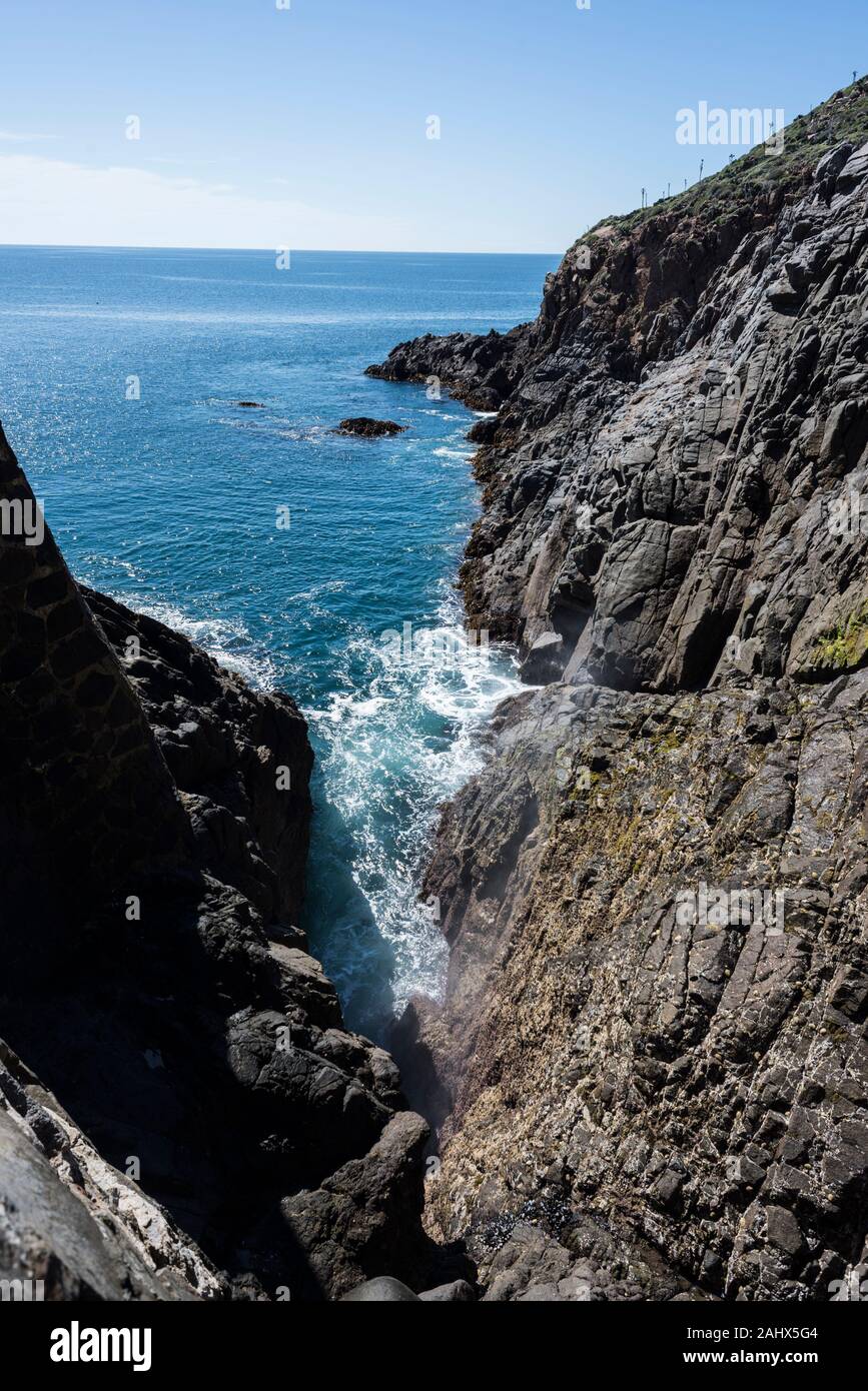La Bufadora, tourist site at Ensenada, Baja California Norte, Mexico ...