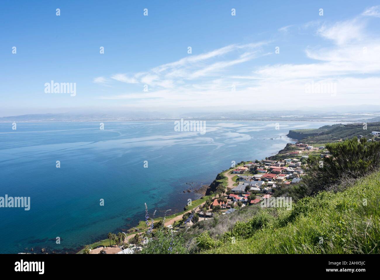 Looking out at Ensenada City, Baja California Norte, Mexico Stock Photo ...