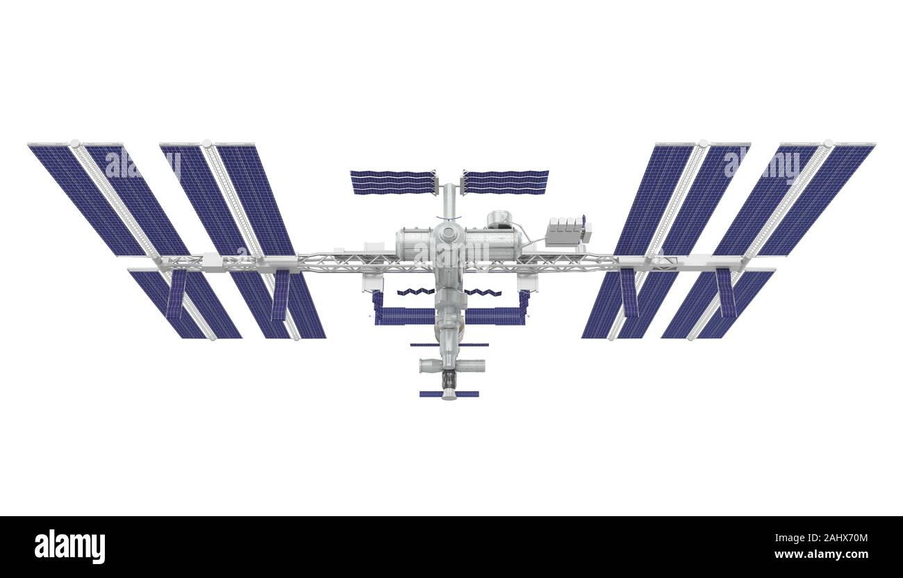 International Space Station Isolated Stock Photo - Alamy