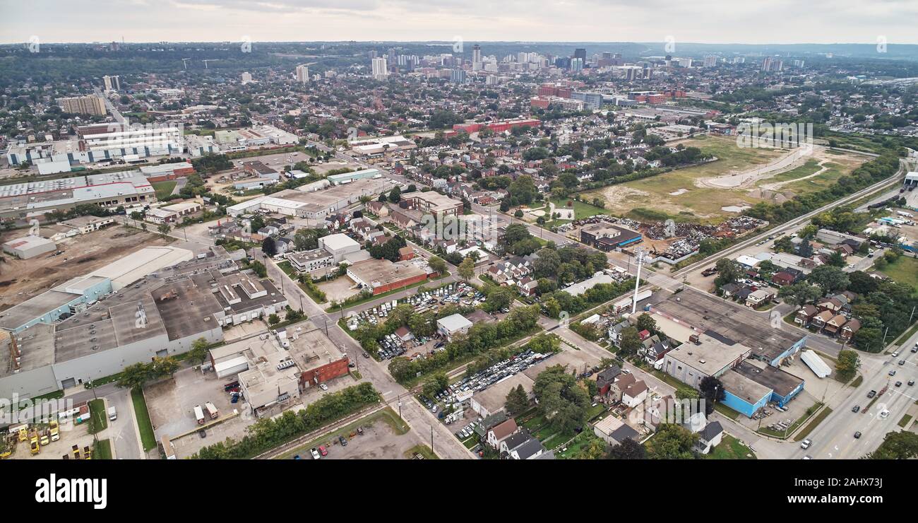 City of hamilton steel plants Stock Photo - Alamy