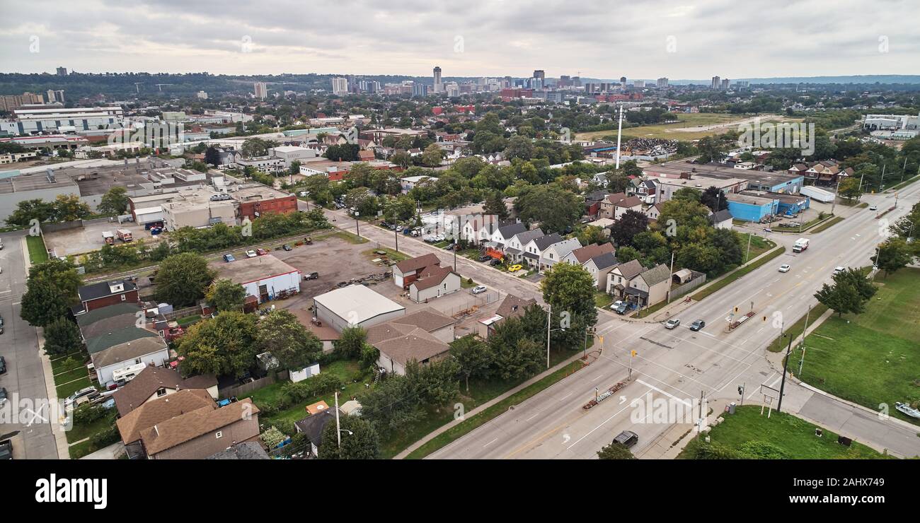City of hamilton steel plants Stock Photo - Alamy