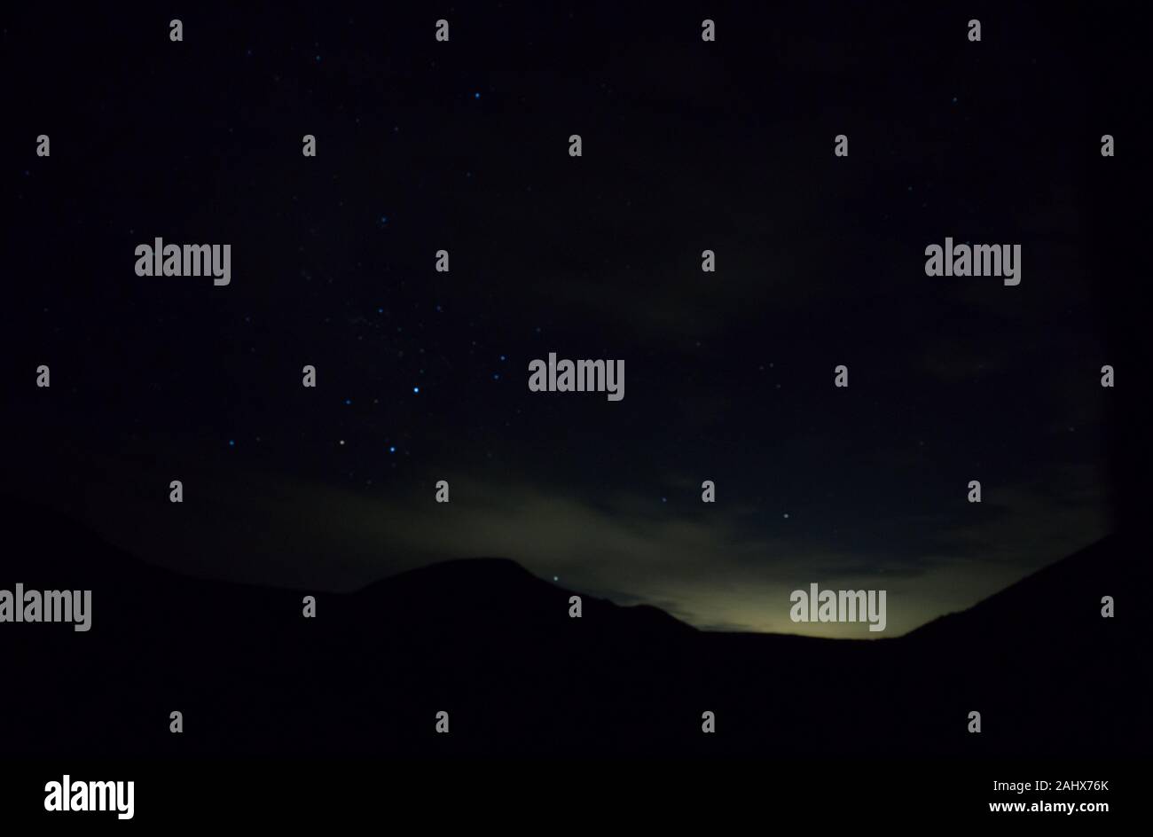 Stars in the sky, long exposure photo Stock Photo - Alamy