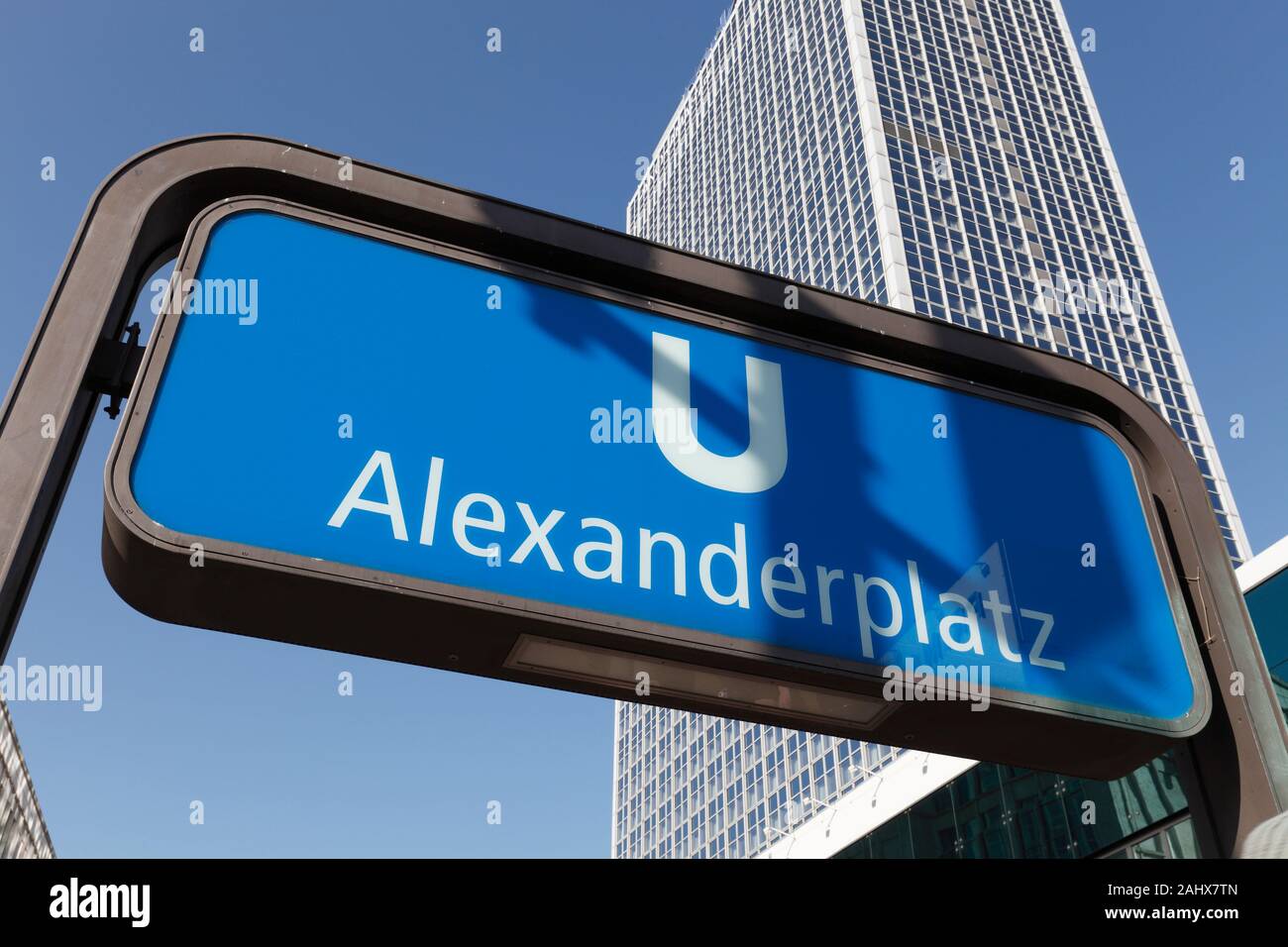 subway sign Alexanderplatz (U-Bahn) in Berlin, Germany Stock Photo - Alamy